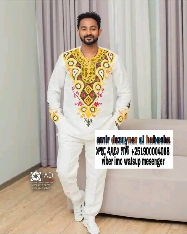 Eritrean and Ethiopian Men habesha traditional dress - East Afro Dress ...